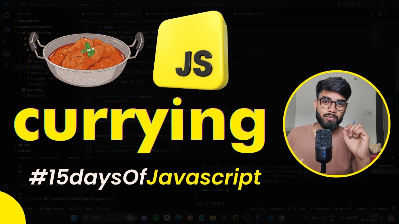 Day 11 Currying In Javascript Js Interview Questions Youtube