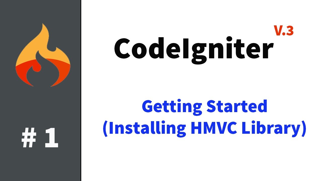 1 Codeigniter 3 Getting Started Installing Hmvc Library Youtube