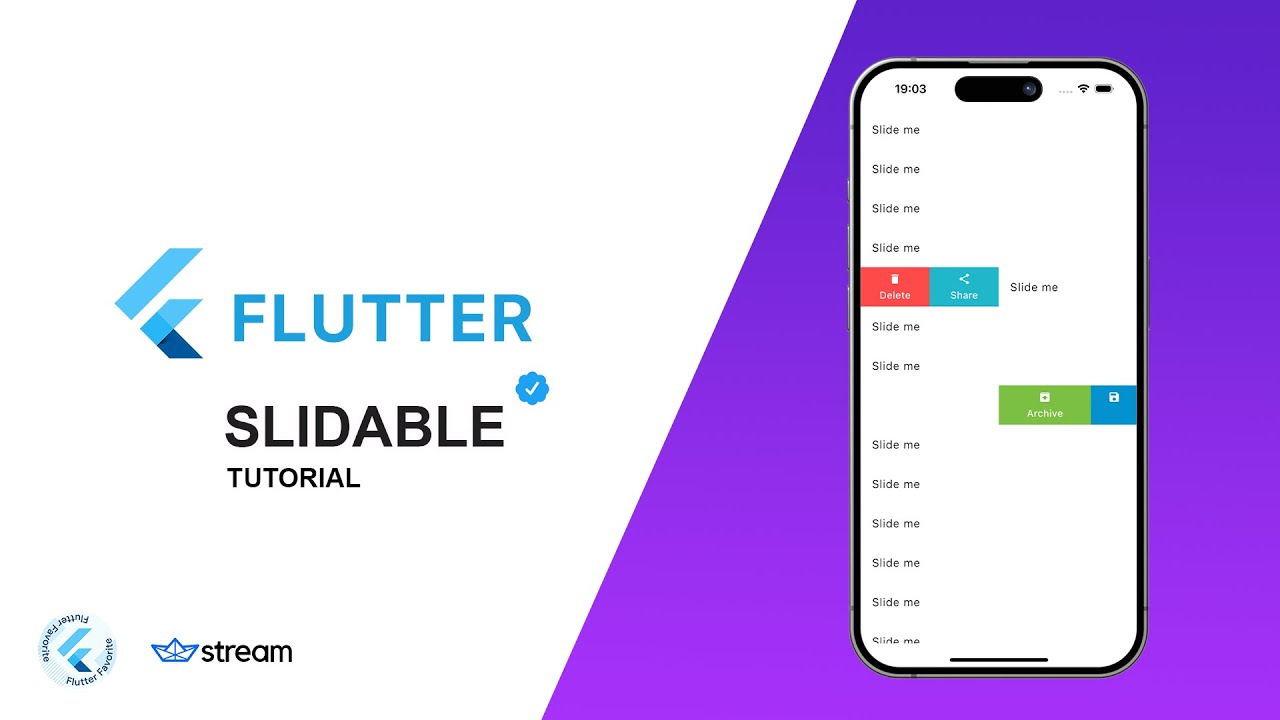 Master Flutter Slidable In Just 10 Minutes Youtube