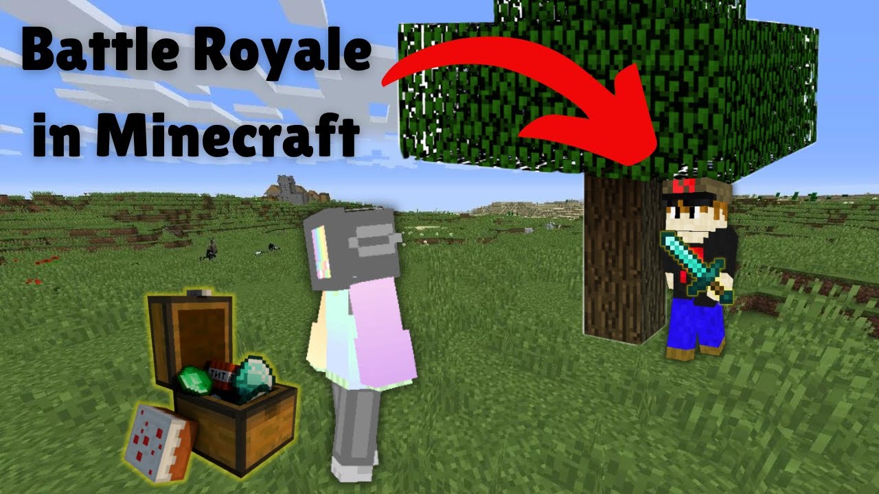 We Played Battle Royale In Bedrock Minecraft Youtube
