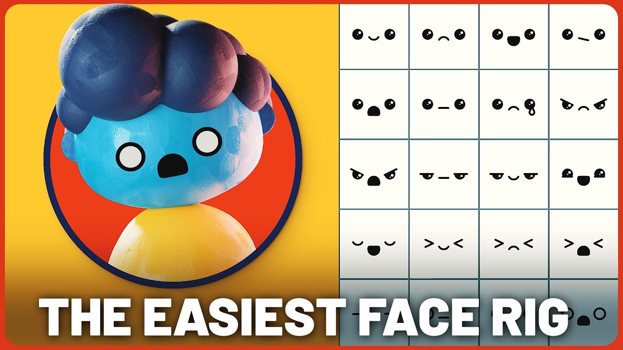 2d Facial Rigs Just Got 10x Easier In Blender Youtube