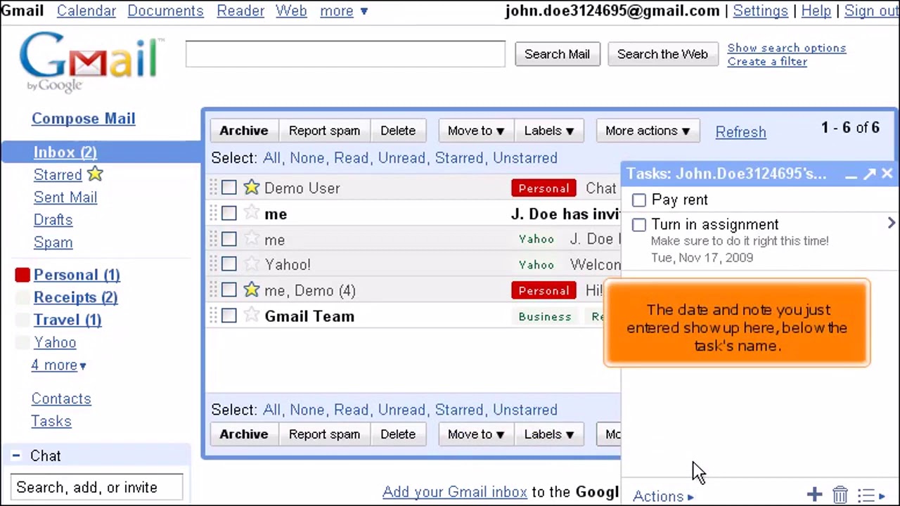 Gmail How To Create And Manage Tasks Youtube