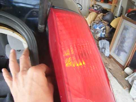 2001 Ford Focus Zx3 How To Tail Light Removal Youtube