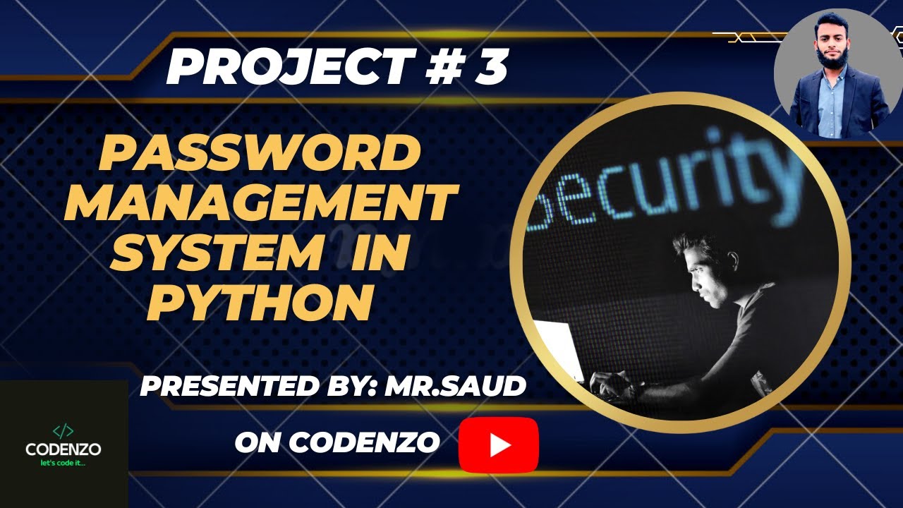 87 Project 3 Password Management System In Python Python Course