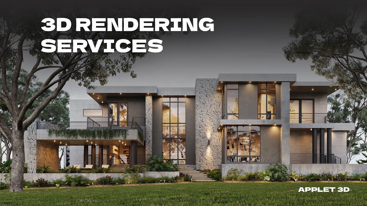 3d Rendering Services By Applet3d Youtube