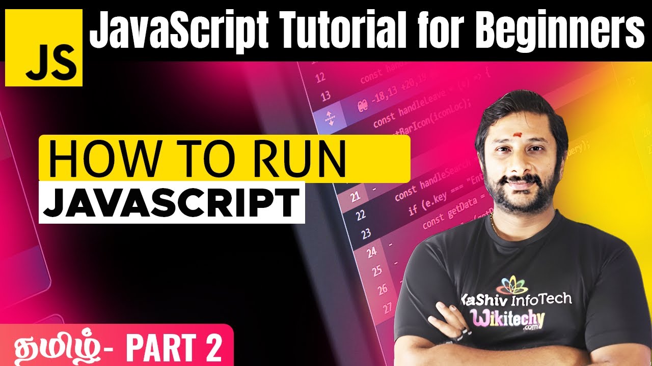 2 How To Run Javascript Using Vs Code In Tamil Javascript Tutorial