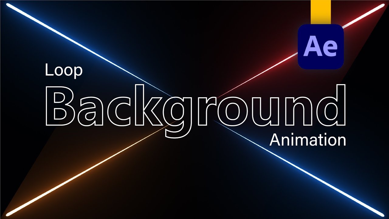 Create Neon Loop Animation In After Effects After Effects Tutorial