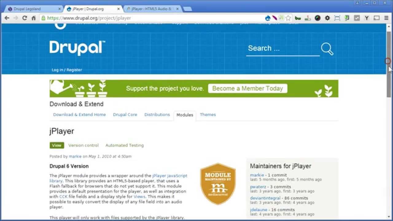 Drupal Jplayer 2 Installation Youtube