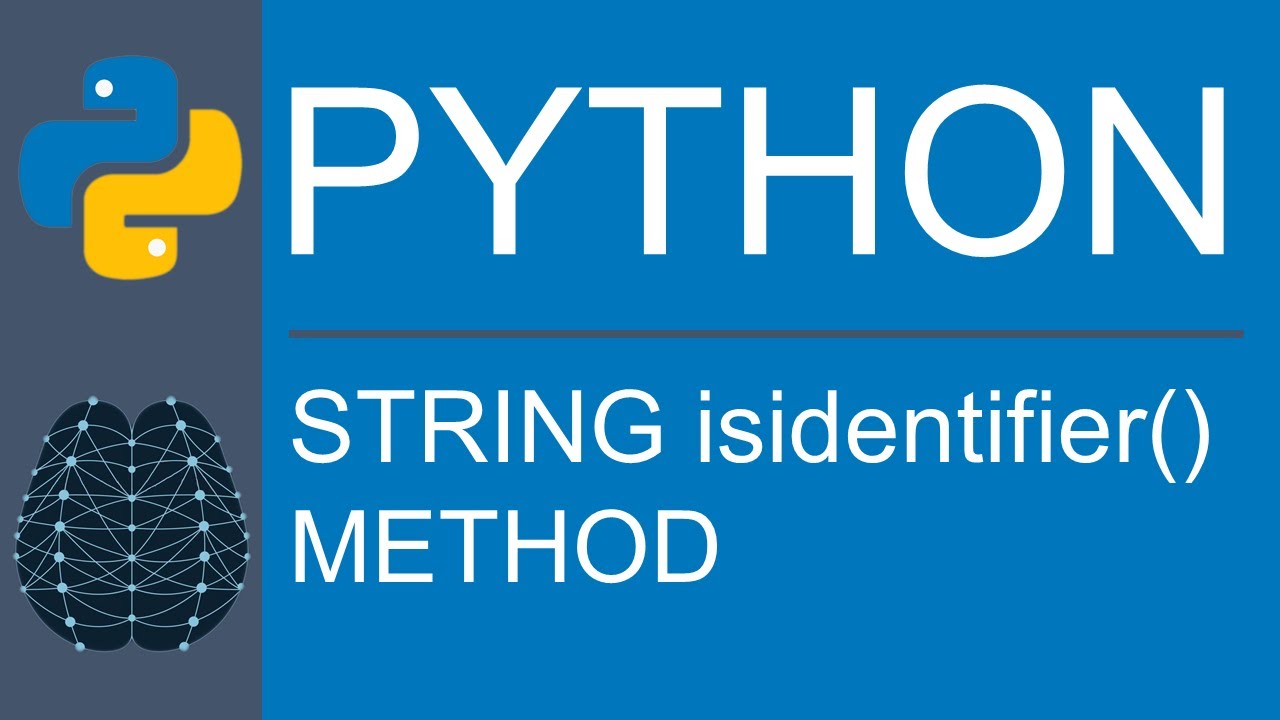 Python Data Type String Isidentifier Method Youtube
