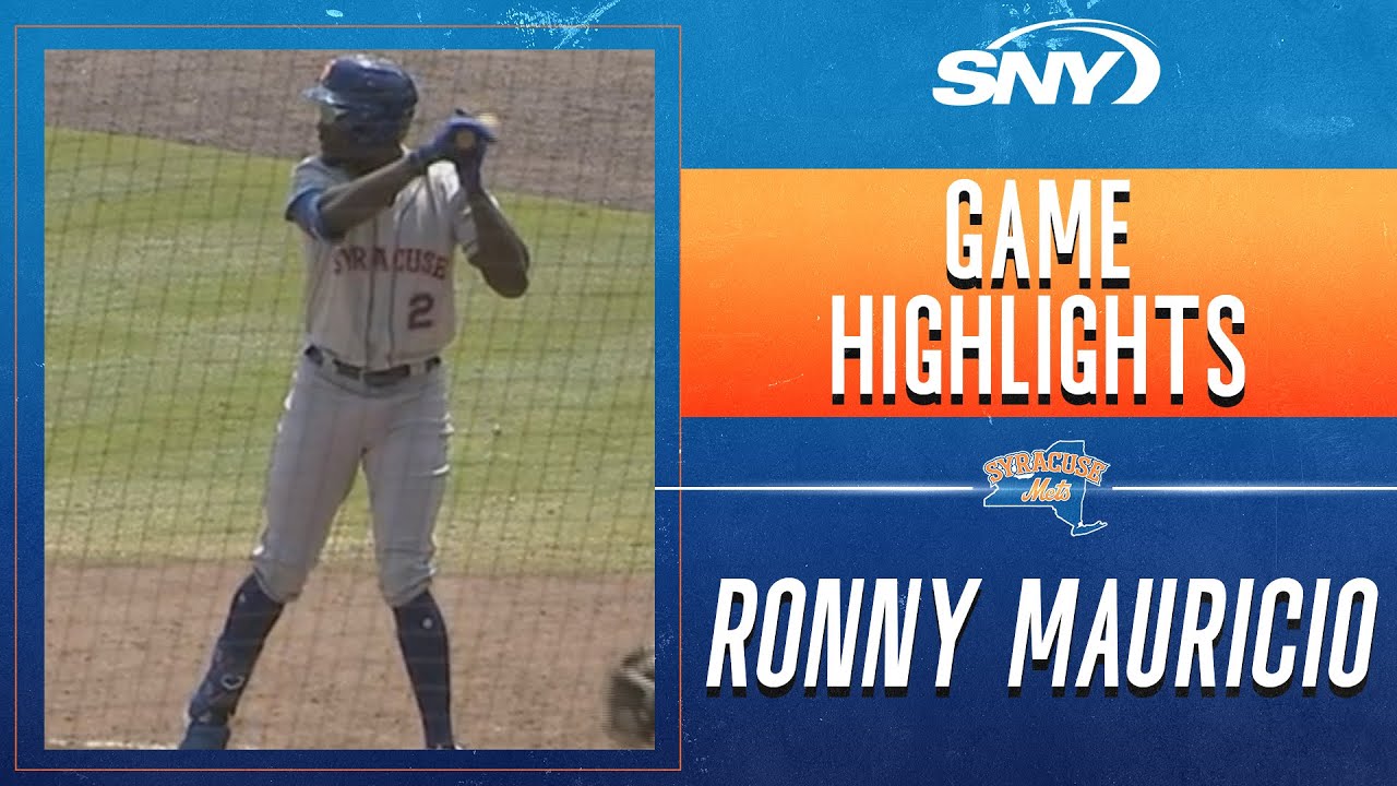 Ronny Mauricio Knocks In Two With A Double For Syracuse Mets In 9 1