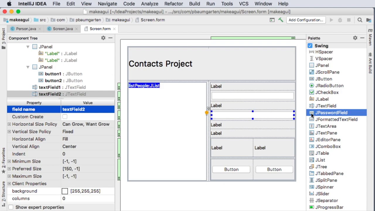 Java Guis Part 2 Design Gui Youtube
