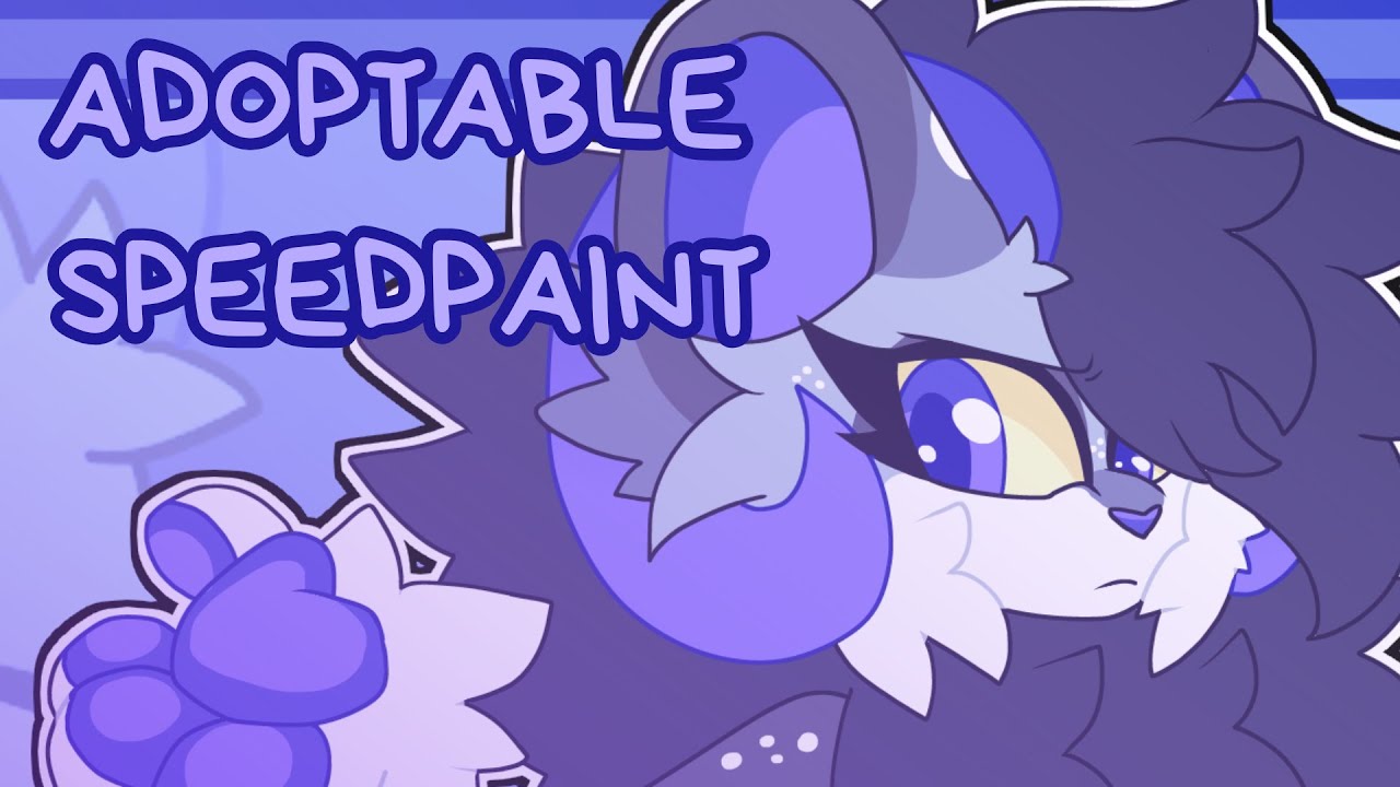Adoptable Speedpaint 3 Sold On Patreon Youtube