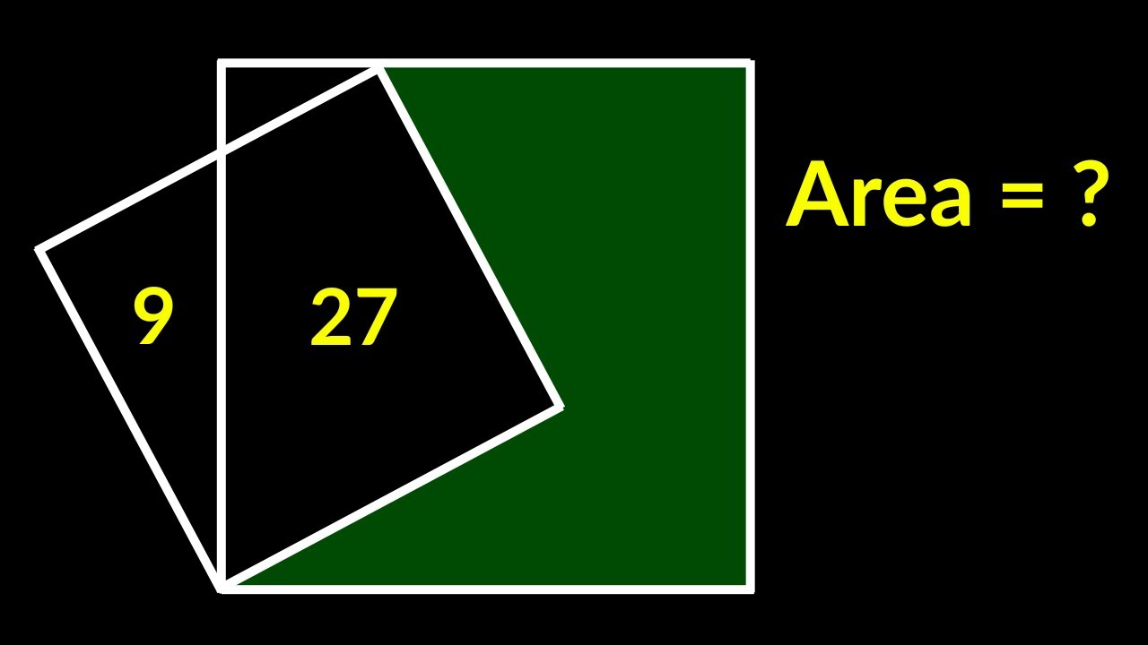 Find The Shaded Area Poland Math Olympiad Geometry Problem Youtube