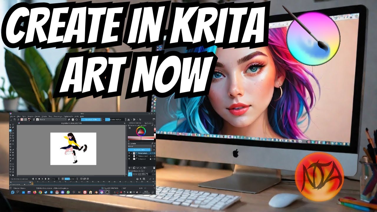 The Best Krita Tutorial For Beginners To Create Amazing Art Youtube