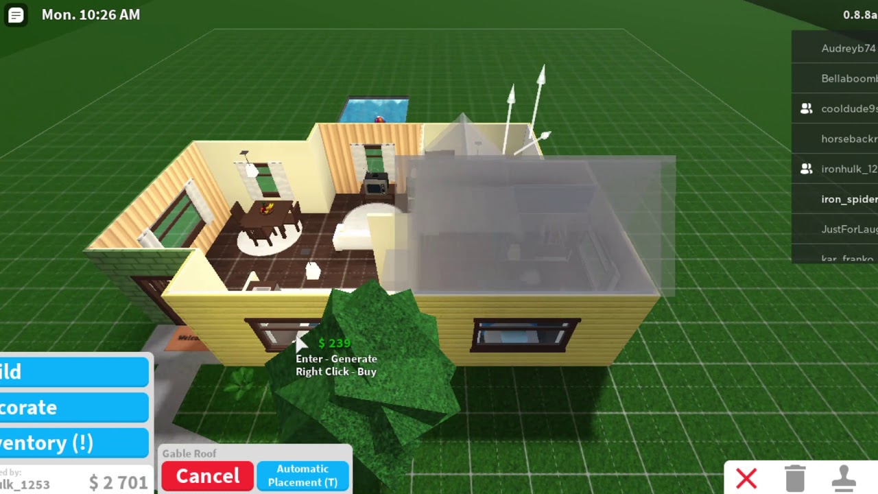 Bloxburg Starter House Dimensions Design Talk