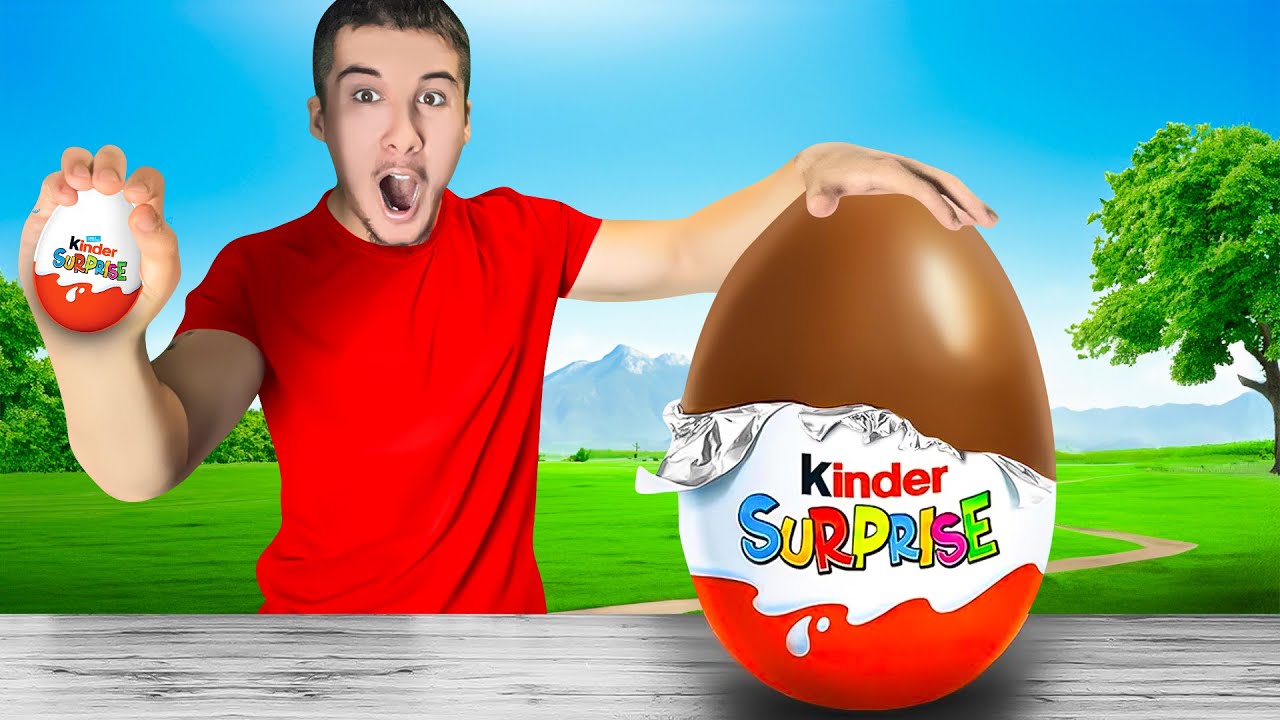 Otvaramo Veliko Vs Malo Kinder Jaje Youtube