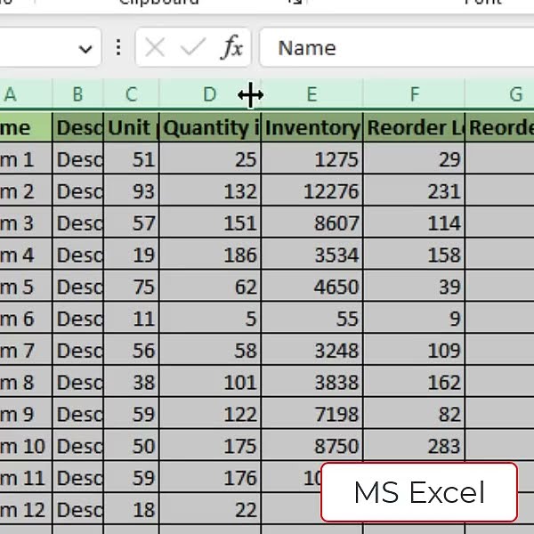 Ms Excel Resize All Columns At Once Youtube