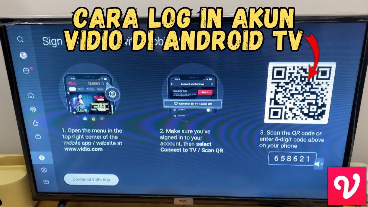 Cara Login Akun Vidio Di Android Tv Youtube