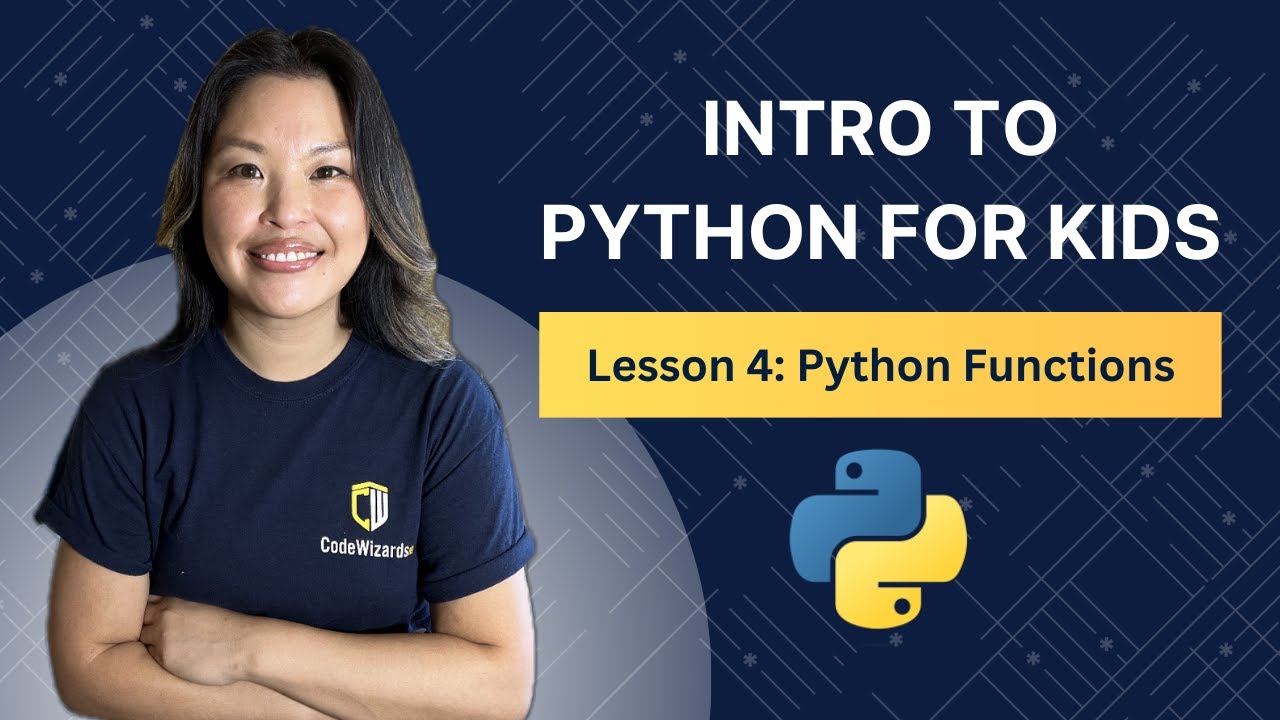 Python Functions Intro To Python For Kids Youtube