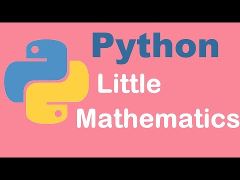Python Mathematics Python Tutorial From Two Lazy Programmers