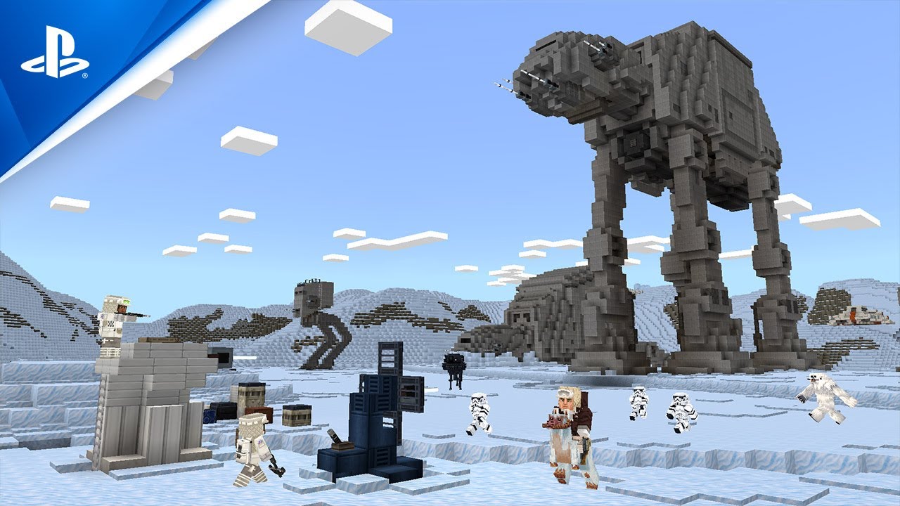 Minecraft Explore The Star Wars Galaxy Ps4 Youtube