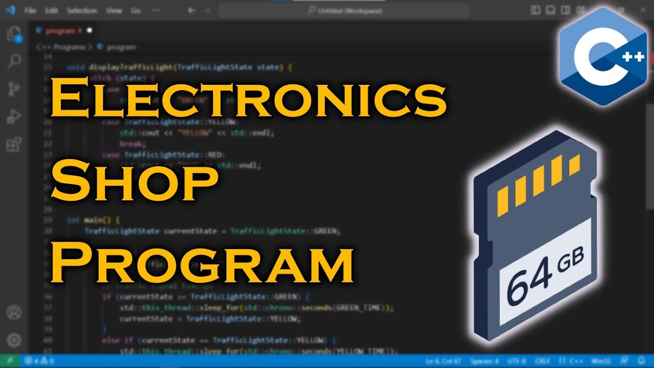 Electronics Shop C Program Dev C Youtube
