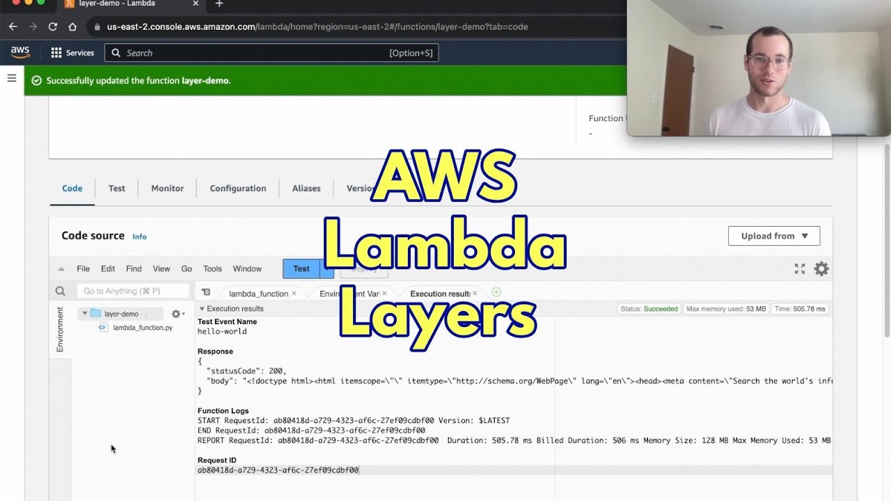 How To Create And Use Lambda Layers In Aws In Under 7 Minutes Youtube