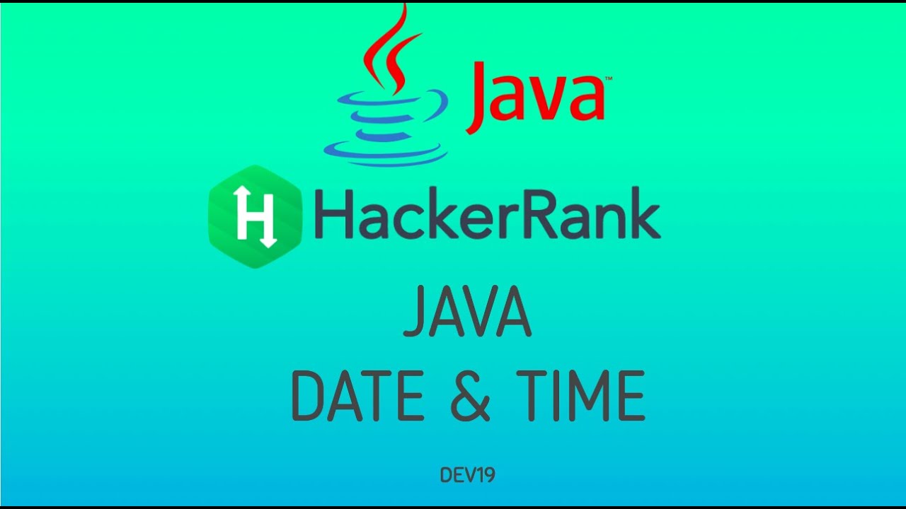 12 Java Date Time Hackerrank Java Solutions Youtube