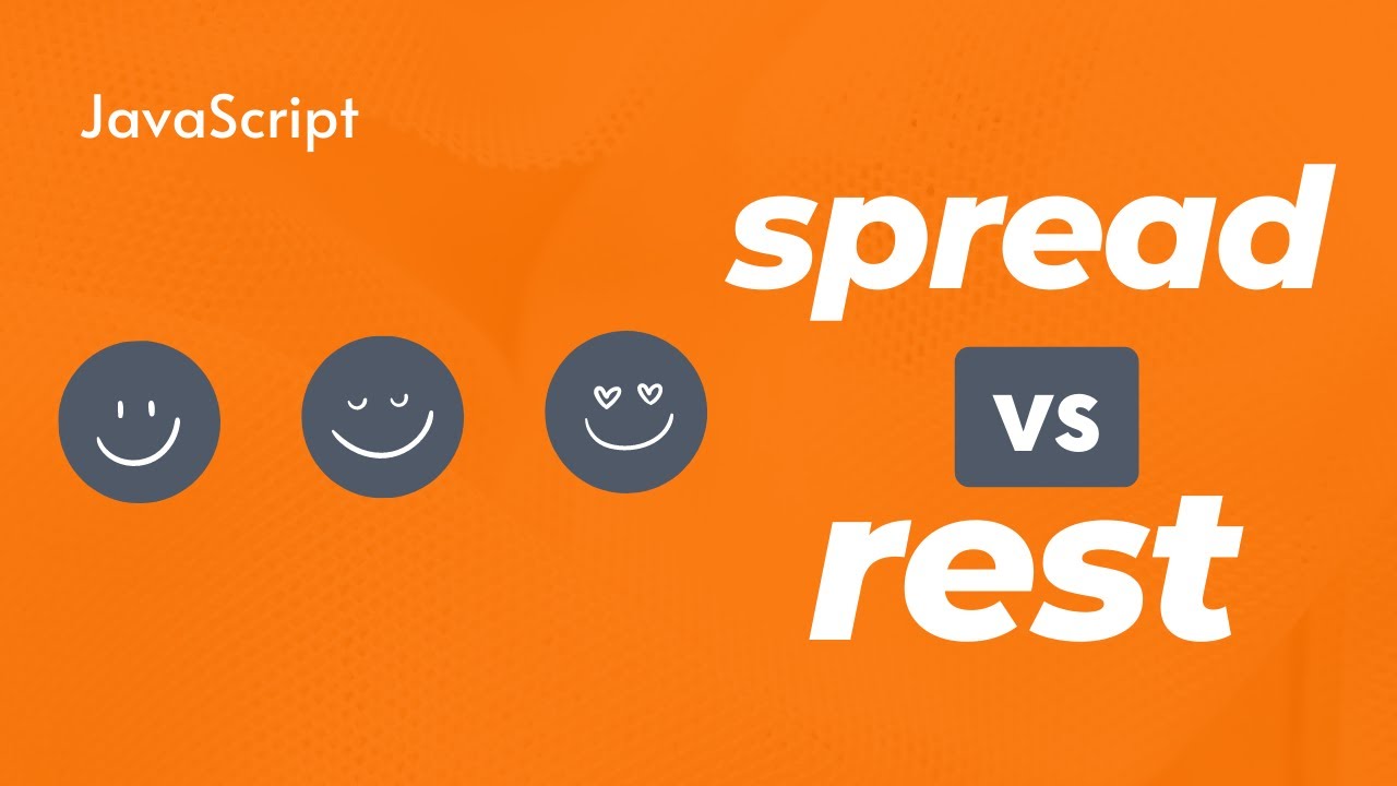 Spread Vs Rest Operator In Javascript Youtube