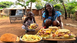 Charcoal Oven Baking Bread For Kota South African Sandwich African ...
