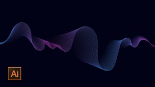 Dynamic Line Wave Effect In Illustrator Pixel Bracket Illustrator