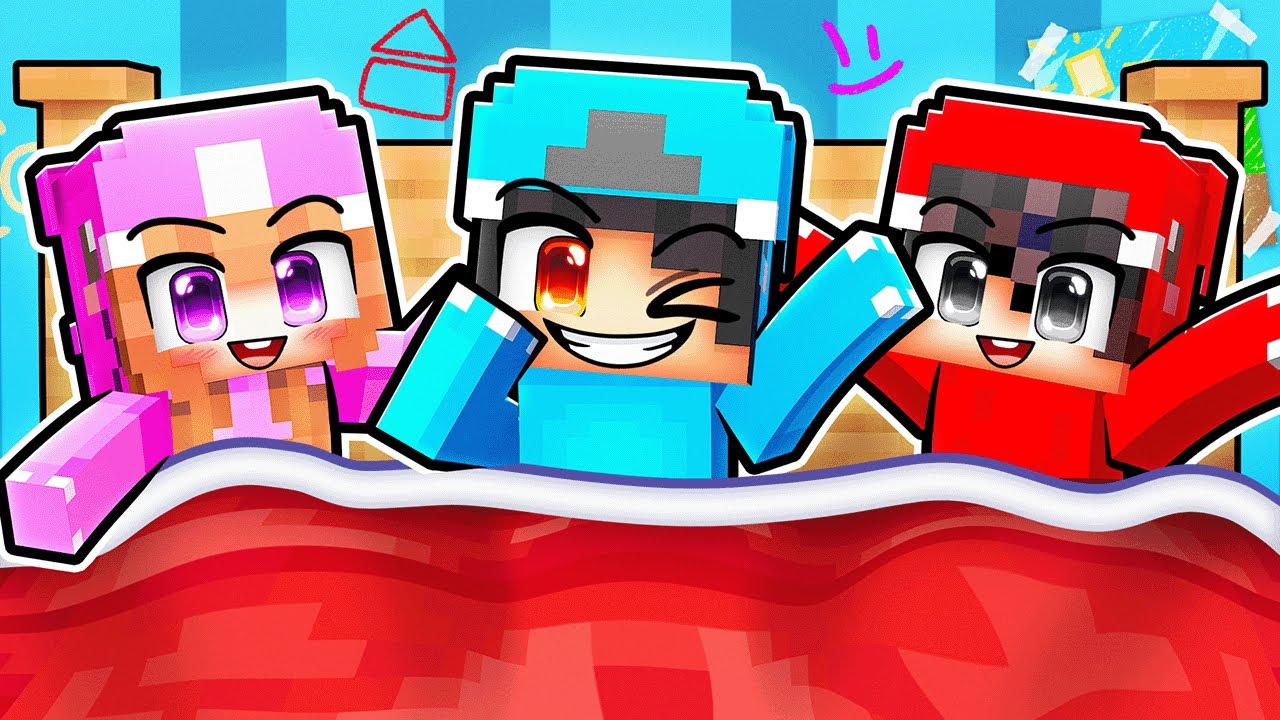 Omz S First Sleepover In Minecraft Youtube