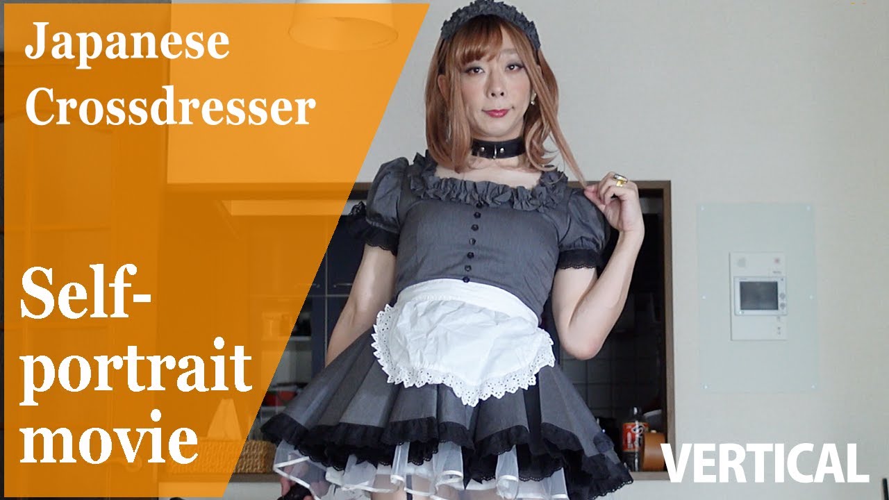 Japanese Crossdresser Dancing With Maid Outfits And Explaining Maid