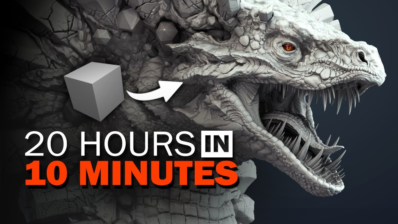 Blender Leviathan Creature 3d Sculpt Timelapse Youtube