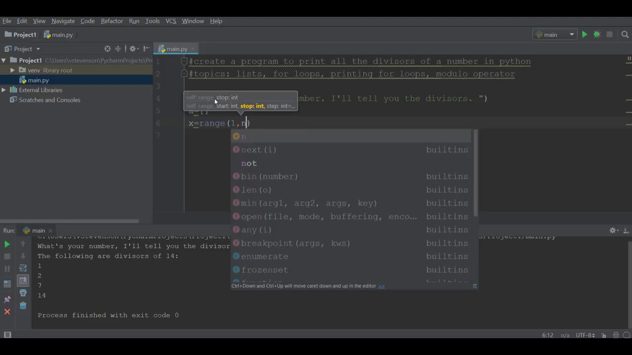 Python Lists For Loops And The Modulo Operator Youtube