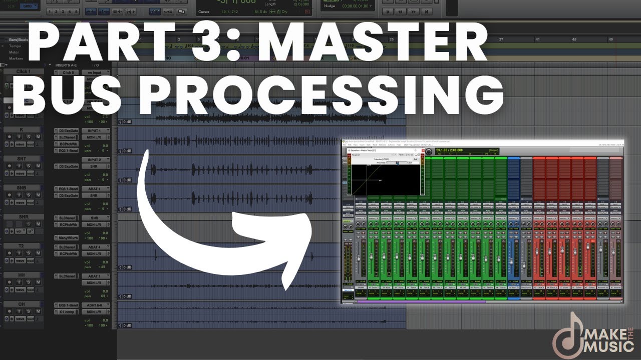 Mix From Start To Finish Part 3 Master Bus Processing Youtube