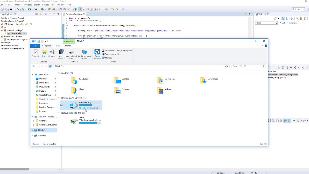 Java Database Part I Youtube