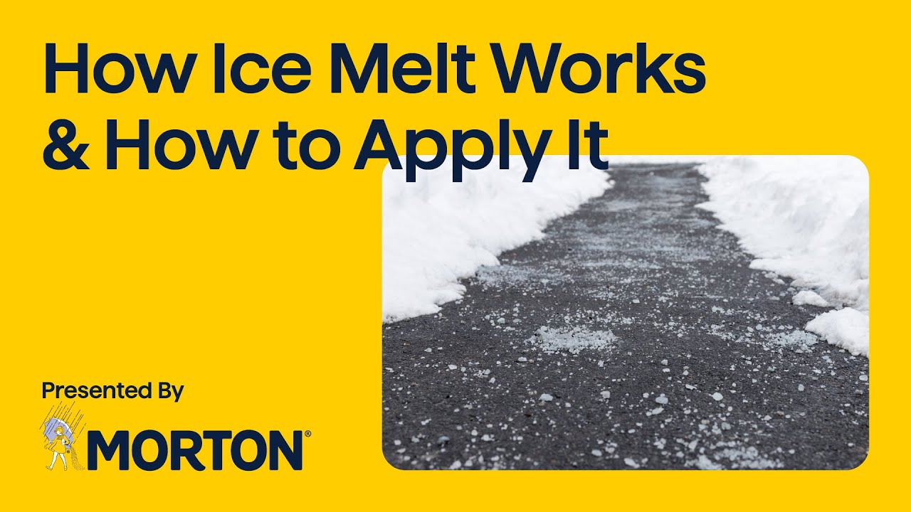 How Ice Melt Works How To Apply It Youtube