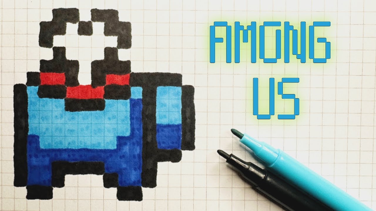 How To Draw Dead Among Us Handmade Pixel Art Pixelart Youtube