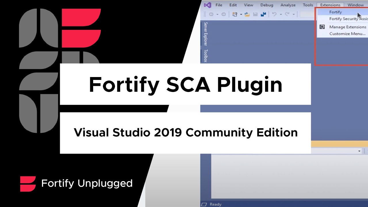 Installing The Fortify Sca Plugin In Visual Studio 2019 Community