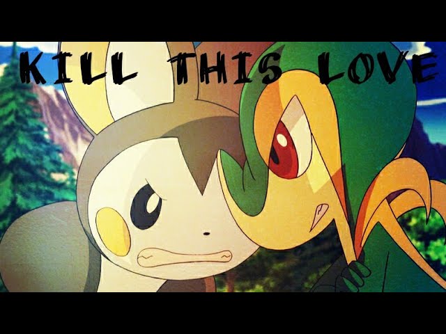 Snivy And Emolga Fighting