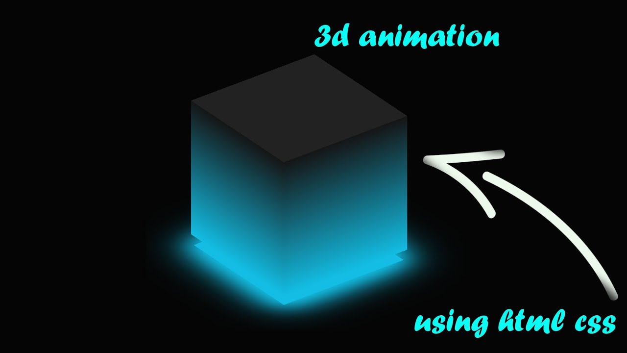 Amazing 3d Animation Using Html Css Do You Know This Design Pinkweb0
