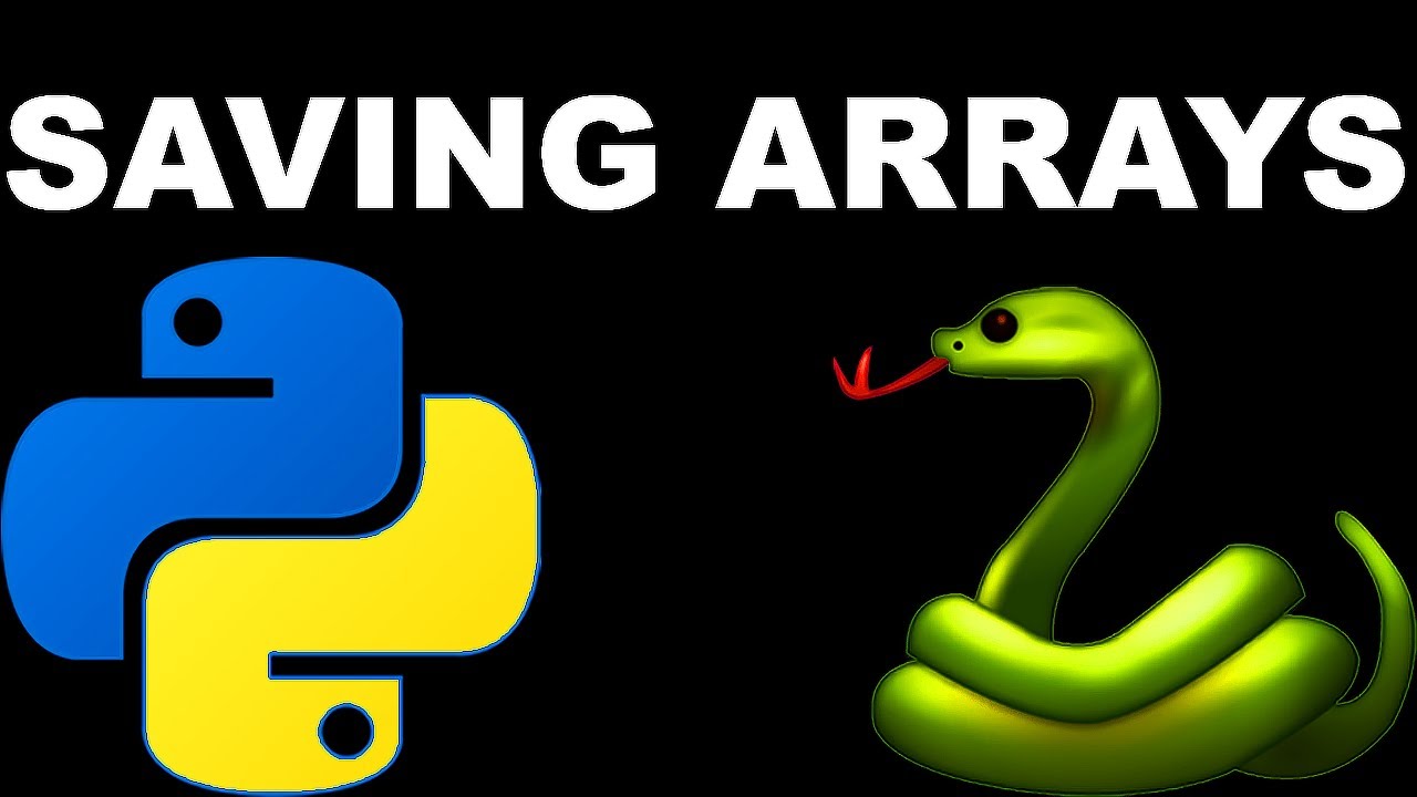 Numpy Save Array Youtube
