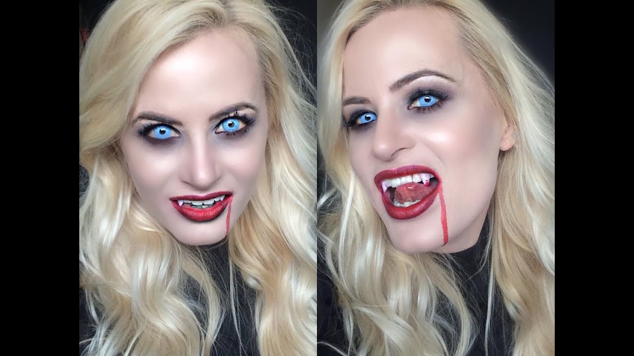 Vampire Halloween Makeup Tutorial Youtube