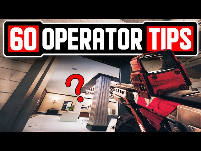 60 Operator Tips In 8 Minutes Rainbow Six Siege Ubisoft Help
