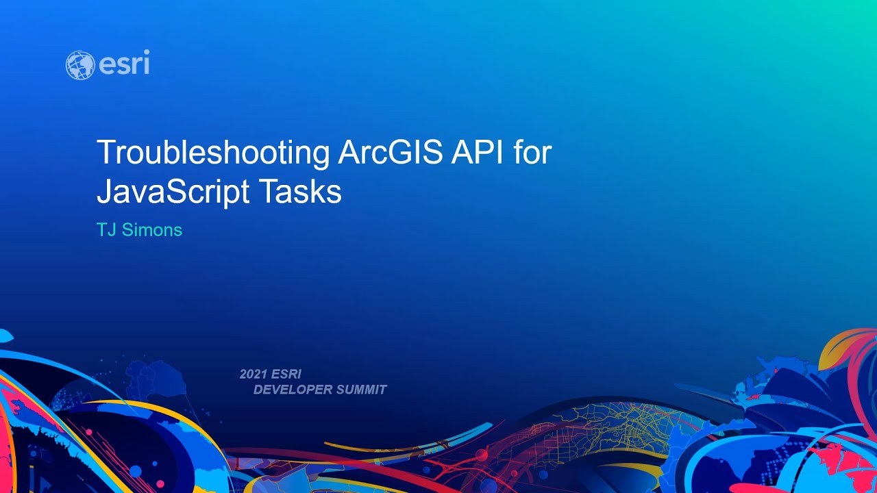 Troubleshooting Arcgis Api For Javascript Tasks Youtube