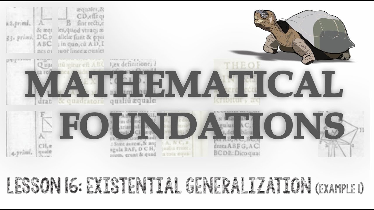 Existential Generalization Example 1 Youtube