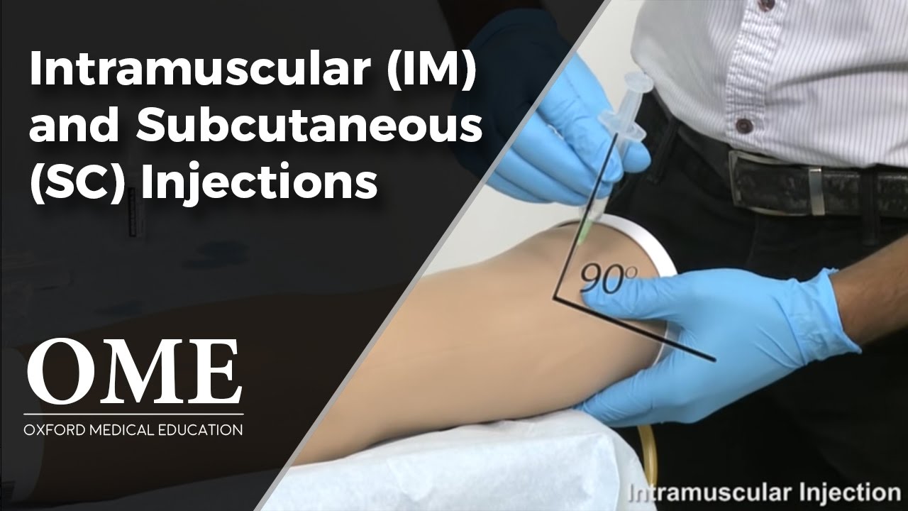 Subcutaneous And Intramuscular Injections Ynavhy