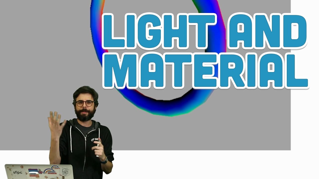 18 3 Light And Material Webgl And P5 Js Tutorial Youtube