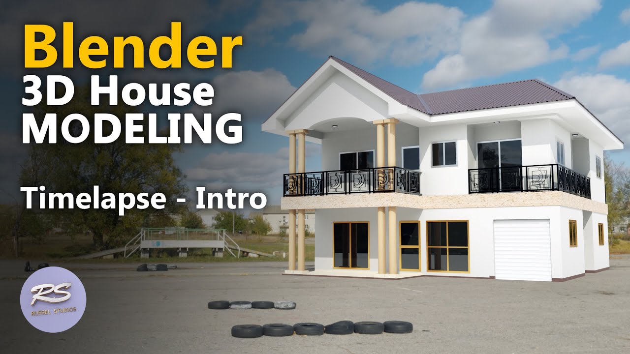 Blender 3d House Modeling Timelapse Introduction Youtube
